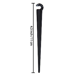 Balter-D 200 Pack Irrigation Drip Support Stakes 1/4 Inch Tubing Hose Holder