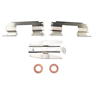 TRQ Front Brake Pad & Rotor Kit Brake Caliper Brake Pads Brake Rotor Semi-Metallic Vented Premium G-Coated Compatible with 1999-2002 Ford Mustang