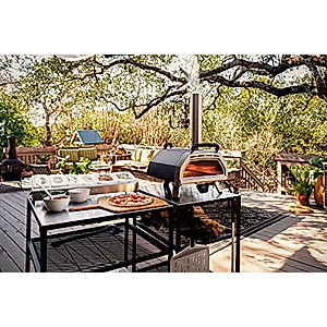 Ooni Karu 16 Multi-Fuel Outdoor Pizza Oven + Ooni Karu 16 Propane Gas Burner – Outdoor Pizza Oven for Authentic Stone Baked Pizzas