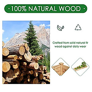 Giantex Raised Garden Bed Wood Planter Box Elevated Planting Container for Vegetable Flower Planter Raised Beds Outdoor Garden Bed for Backyard Patio Lawn Balcony Easy Assembly 97"x25"x10"