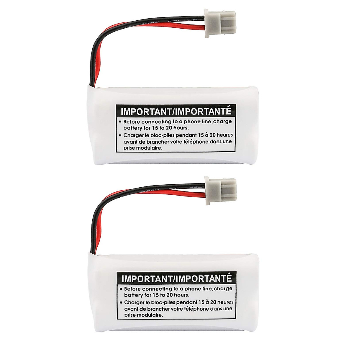 New Genuine OEM Uniden BT-1021 BBTG0798001 Cordless Handset Rechargeable Battery (2-Pack)