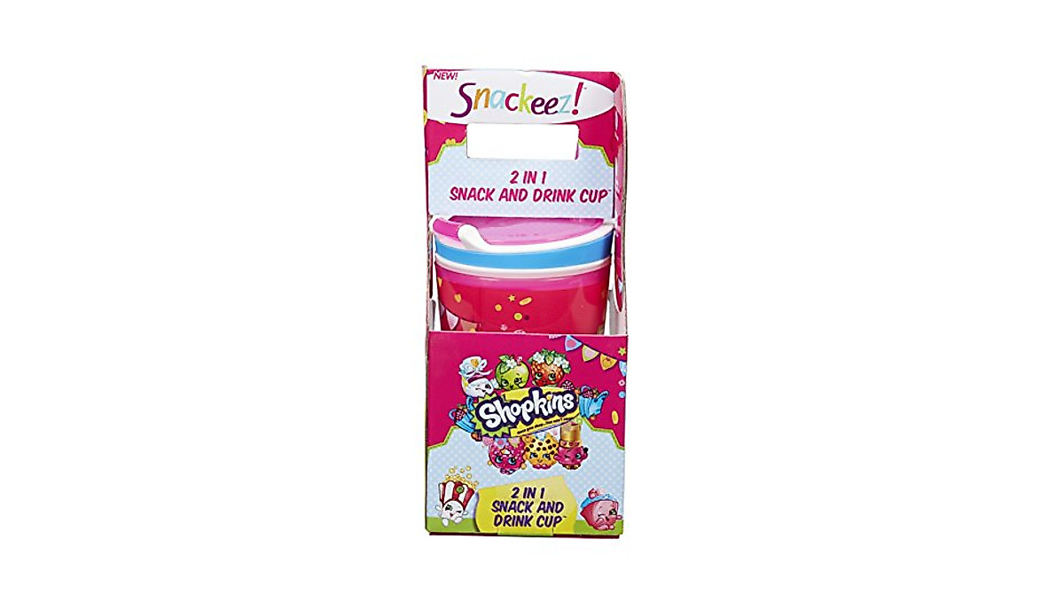 Shopkins Snackeez 2-in-1 Cup: Drink & Snack Delight
