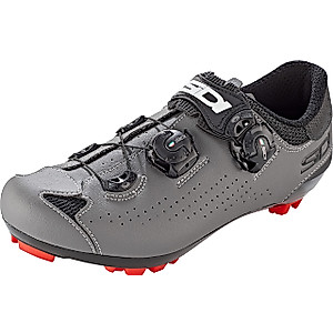 Sidi Men's Dominator 10 Cycling Shoes, Black/Grey, 10.5