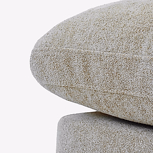 Cloud Modular Sectional Sofa,Down Filled Comfort Sofa Couch for Living Room,Minimalist Wide Deep Seat Convertible Couches,Sofa Cover Washable & Removable (Khaki, 8 Seater)