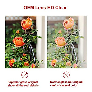 Perzework 2 Pcs Original Back Rear Camera Lens Glass Replacement for iPhone Xs Max and iPhone Xs with pre-Installed Adhesive and Reparing Toolkit