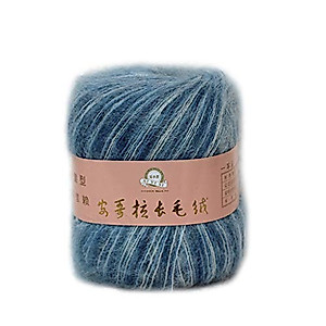 BELOWSYALER Soft Mohair Cashmere Wool Knitting Yarn Hand Knitwear Yarn DIY Shawl Scarf Crochet Thread Supplies