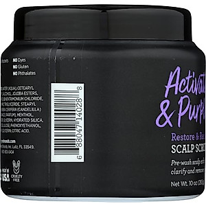 Not Your Mother's Activated Bamboo Charcoal & Purple Moonstone Scalp Scrub, 10 Oz