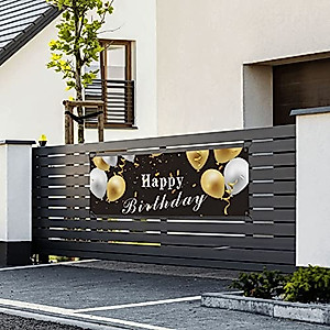 Custom Banners And Signs Customize Indoor Outdoor Personalized Photo Text Banner Home Decoration for Birthday Party Business Graduation Wedding Event (6' x 2')