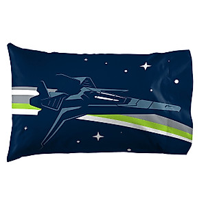 Jay Franco Disney Pixar Lightyear Ready to Go Twin Size Sheet Set - 3 Piece Set Super Soft and Cozy Kid’s Bedding Featuring Buzz - Fade Resistant Microfiber Sheets (Official Disney Pixar Product)