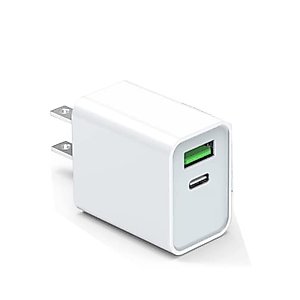 ACEHE USB C Wall Charger, 20W PD iPhone Fast Charger Block, Dual Port USB and USB c Wall Charger, iPhone Block Charger Compatible with iPhone 14/13/13Pro/13 Pro max/iPhone 12/12 Pro max,iPad Pro
