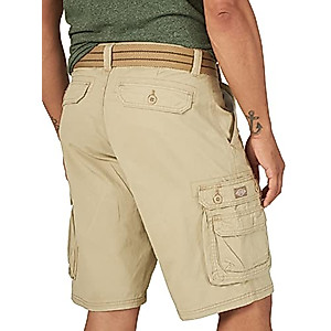 Lee mens Dungarees New Belted Wyoming Cargo Shorts, Buff, 40 US