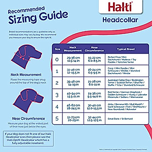 The Company of Animals HALTI Headcollar, Black, 3-Size, Model Number: 13200, Size 3 (Pack of 1)