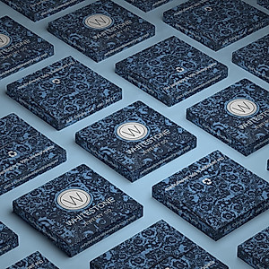 WHITESTONE JEWELRY CO. - Stone Ring Collection - Stone Wedding Ring for Women and Men - Stackable Agate Engagement Band Natural Stone Size 4-15 (Griffith - Green Agate, Size 7)