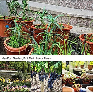 n/a DIY Garden Irrigation System Automatic Water Timer Garden Hose Micro Watering Drip Kit with Adjustable Drippers (Color : A, Size : 20M Pipe)
