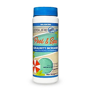 LeisureQuip Pool & Spa Chlorine & Balancer Chemical Startup Bundle with Test Strips, Scum Absorber, & Ebook for Pools & Hot Tubs