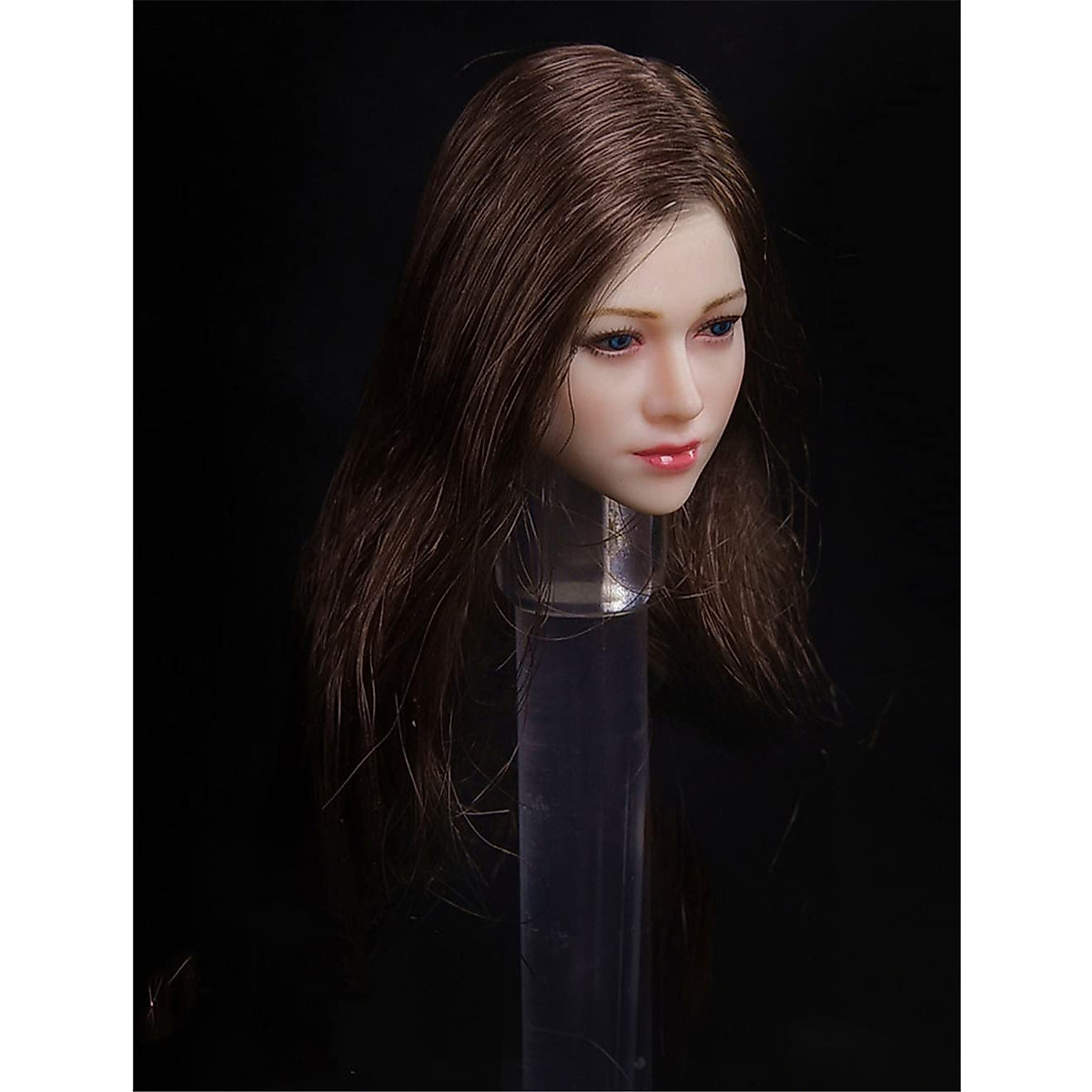 HiPlay 1/12 Scale Female Figure Head Sculpt, Charming Girl Doll Head for 6 Inch Action Figure TBLeague JIAOUDOLL HS046(B)