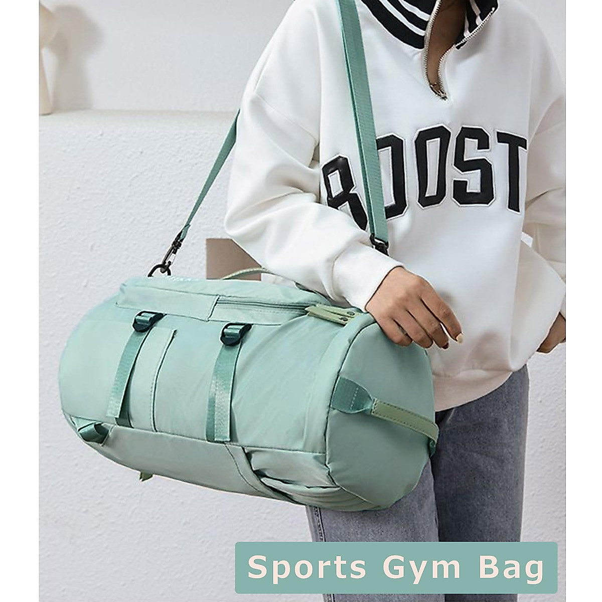Gym Bags for Women Backpack Sport Duffle Bag with Shoe Compartment and Wet Pocket 30L Travel Bag Weekender Bag Overnight Bags