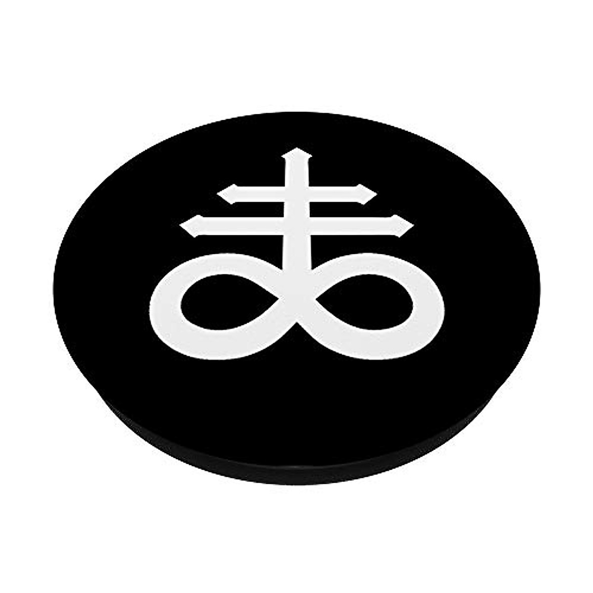 Leviathan Cross Satanic Cross And Alchemy Symbol PopSockets PopGrip: Swappable Grip for Phones & Tablets