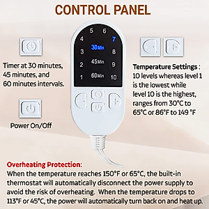 Electric Thermal Heat Cap Corded for Deep Conditioning Nourishing Hair Therapy Treatment -Moisturizes, Repairs Dry, Damaged Hair into Smooth, Shiny, Frizz-Free