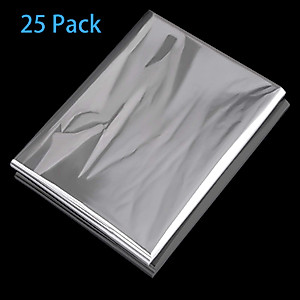 Awpeye Cellophane Bags 25 Pack, Cellophane Gift Bags, Cellophane Wide Clear Bags For Mugs, Wine Bottles And Small Baskets 2 Mil Thick