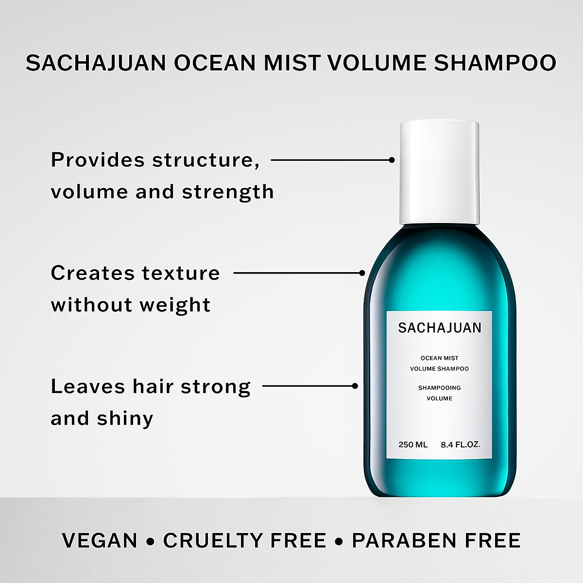 SachaJuan Ocean Mist Volume Shampoo 250 ml / 8.4 oz