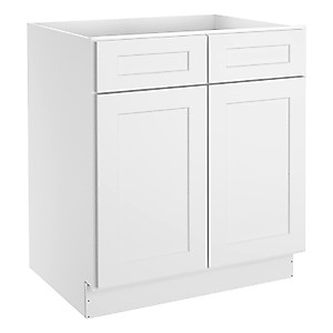ROOMTEC Kitchen Base Cabinets, Sideboard Storage Cabinet, Entryway Cabinet with Soft Closing Doors 30" W X 24" D X 34-1/2"H