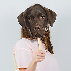 Voila Print Custom Face Fans 12” With Wooden Handle, Wedding Heads, Graduation Head, Bachelorette Groom Face, Birthday Party Head Fans (1)