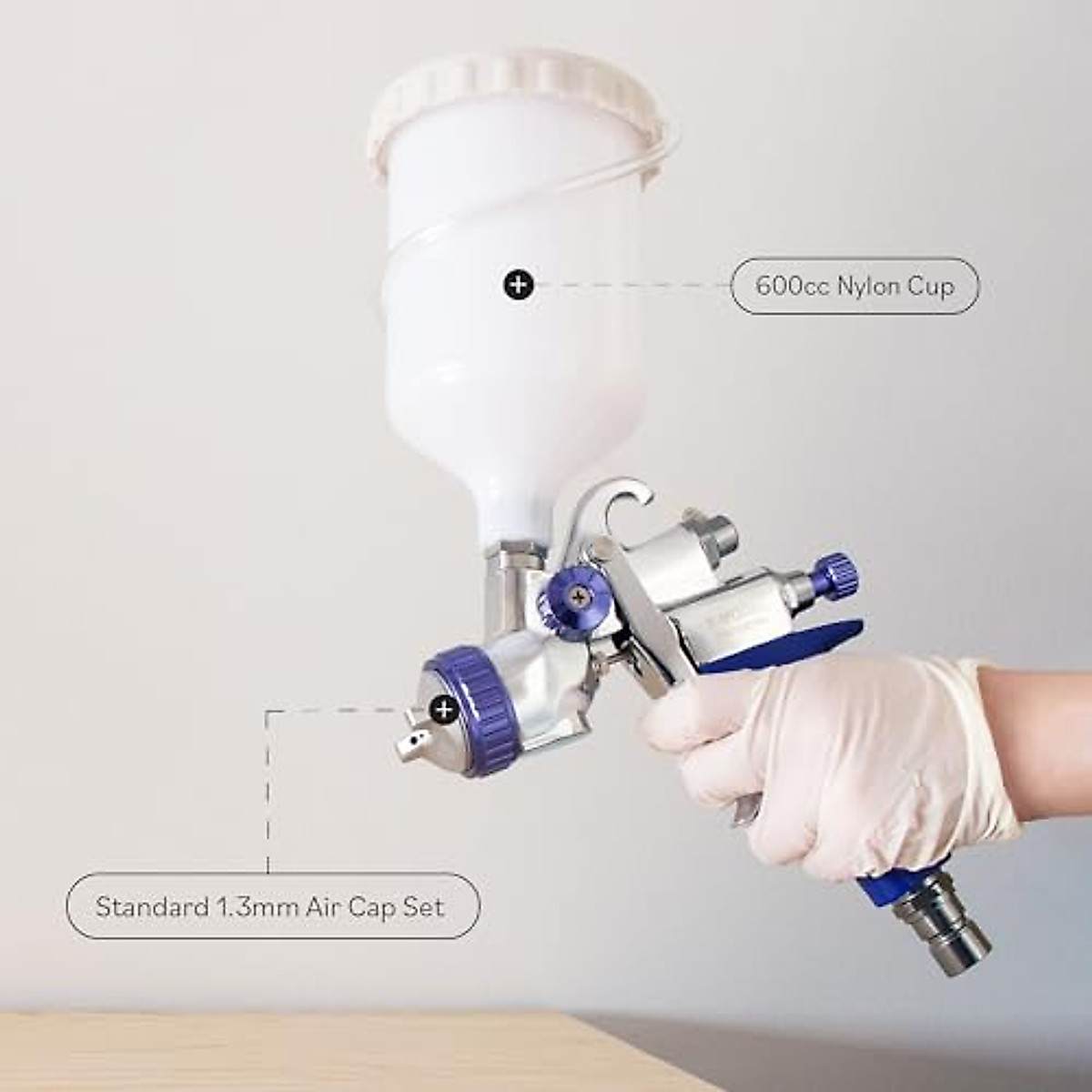 Fuji Spray 2803-T75G Mini-Mite 3 Platinum - T75G Gravity HVLP Spray System