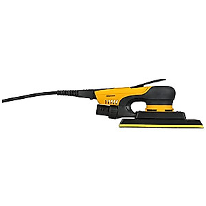 Mirka DEOS Direct Electric Orbital Sander Tool 383XCV / 2.75 inch x 8 inch / 3mm orbit/Dust-free Sanding / MID3830201US,Yellow/Black
