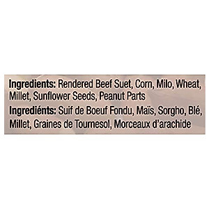 Heath Outdoor Products DD-18 Peanut Crunch Suet Cake, 12-Pack