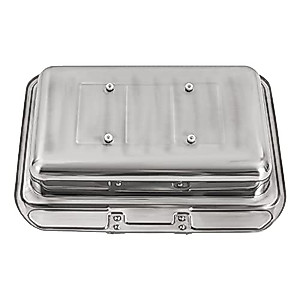 Single Pan Food Warmer, Food Warmers for Parties Buffets Electric, 9L Adjustable Temp Stainless Steel Buffet Server and Warming Tray