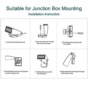 kadision 30W LED Wall Pack Light with Dusk-to-Dawn Photocell, 0-90° Adjustable Head Full Cutoff Waterproof Outdoor Lighting Fixture, 3600lm 5000K Daylight 100-277V ETL Listed