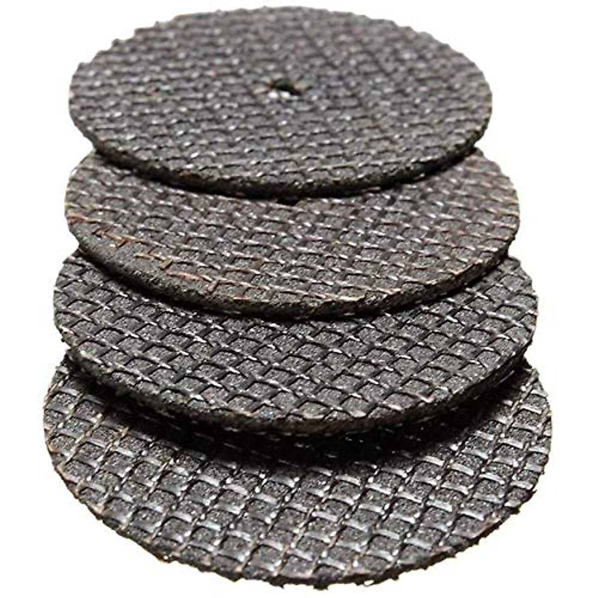Fiberglass Reinforced Cut-Off Wheels 50 Pieces 1 1/4 inch Diameter Abrasive Cutting Tool Disc with (4) 402 Mandrels Included Rotary Discs Compatible with Dremel 426 426b