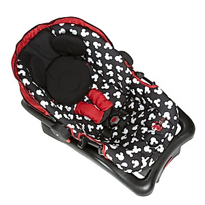 Disney Light 'n Comfy Luxe Infant Car Seat, Mickey Silhouette