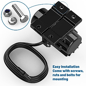 Signstek 200LB Vibrator Motor for Salt & Sand Spreader and Concrete Mixer 4000rpm 60W DC12V