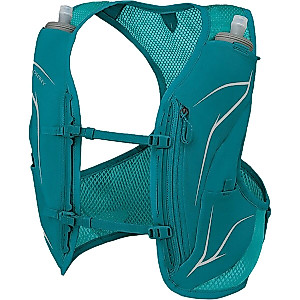 Osprey Dyna LT Women's Running Hydration Vest with Hydraulics Soft Flasks, Verdigris Green, Medium