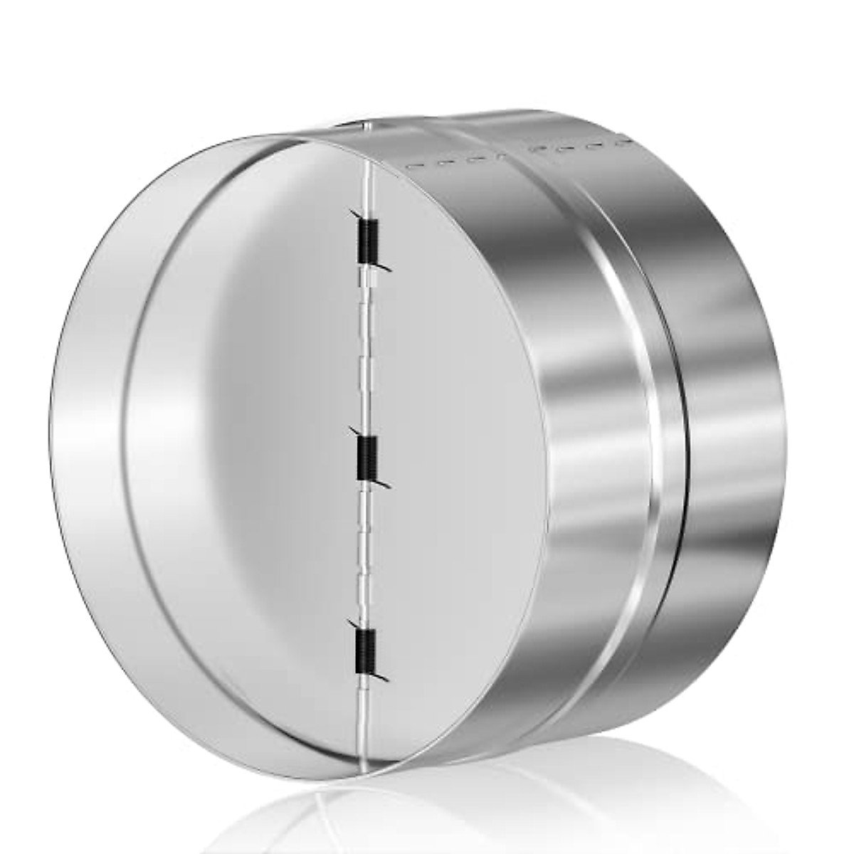 Hon&Guan 10 inch Backdraft Damper, One-Way Airflow Ducting Insert Backflow Preventer Duct Draft Blocker, HVAC Inline Fan Vent