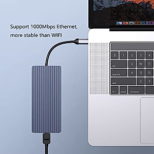 Port Expander USB C Hub 11 in 1 Type C Adapter with HDMI, VGA, 100W PD, 3 USB 3.0, USB 2.0, Ethernet, SD/TF Card Reader, 3.5mm Audio USB Splitter