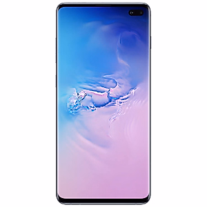 Samsung Galaxy S10+, 128GB, Prism Blue - Unlocked (Renewed)