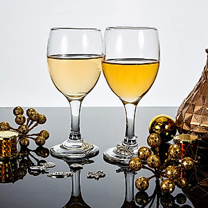 50 Piece Beach Themed Wine Glass Charms with 50 Pieces Hanging Rings and 2 Pieces Buckles for Tasting Party Decoration Supplies, 102 Pieces Totally