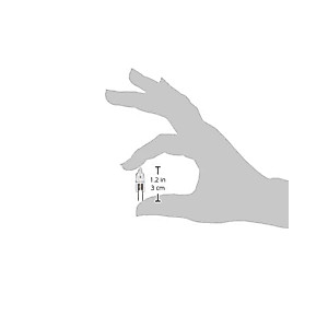 OSRAM 64415-S Clear, 10W, LAMP, 4000HRS, 2PIN, Halogen, 4G, 12V