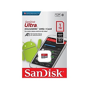SanDisk Ultra 1TB Micro SD Card Works with Nintendo Switch & Nintendo Switch Lite Console (SDSQUA4-1T00-GN6MN) UHS-1 Class 10 Bundle with (1) Everything But Stromboli SD & MicroSD Memory Card Reader