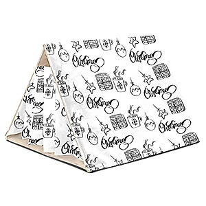 Y-DSIWX Guinea Pig Hideout House Bed, Pattern Rabbit Cave, Squirrel Chinchilla Hamster Hedgehog Nest Cage