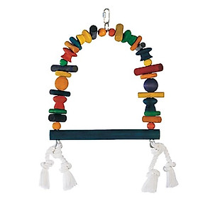 Living World Large Wood & Rope Swing