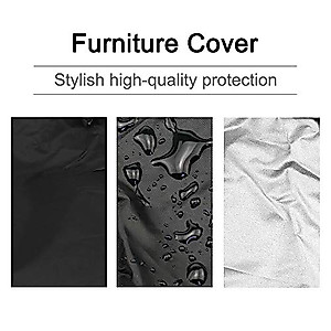 Naiveroo Outdoor Zero Gravity Folding Chair Cover Waterproof Dustproof Lawn Patio Furniture Covers All Weather Resistant 28"x43"（Black）