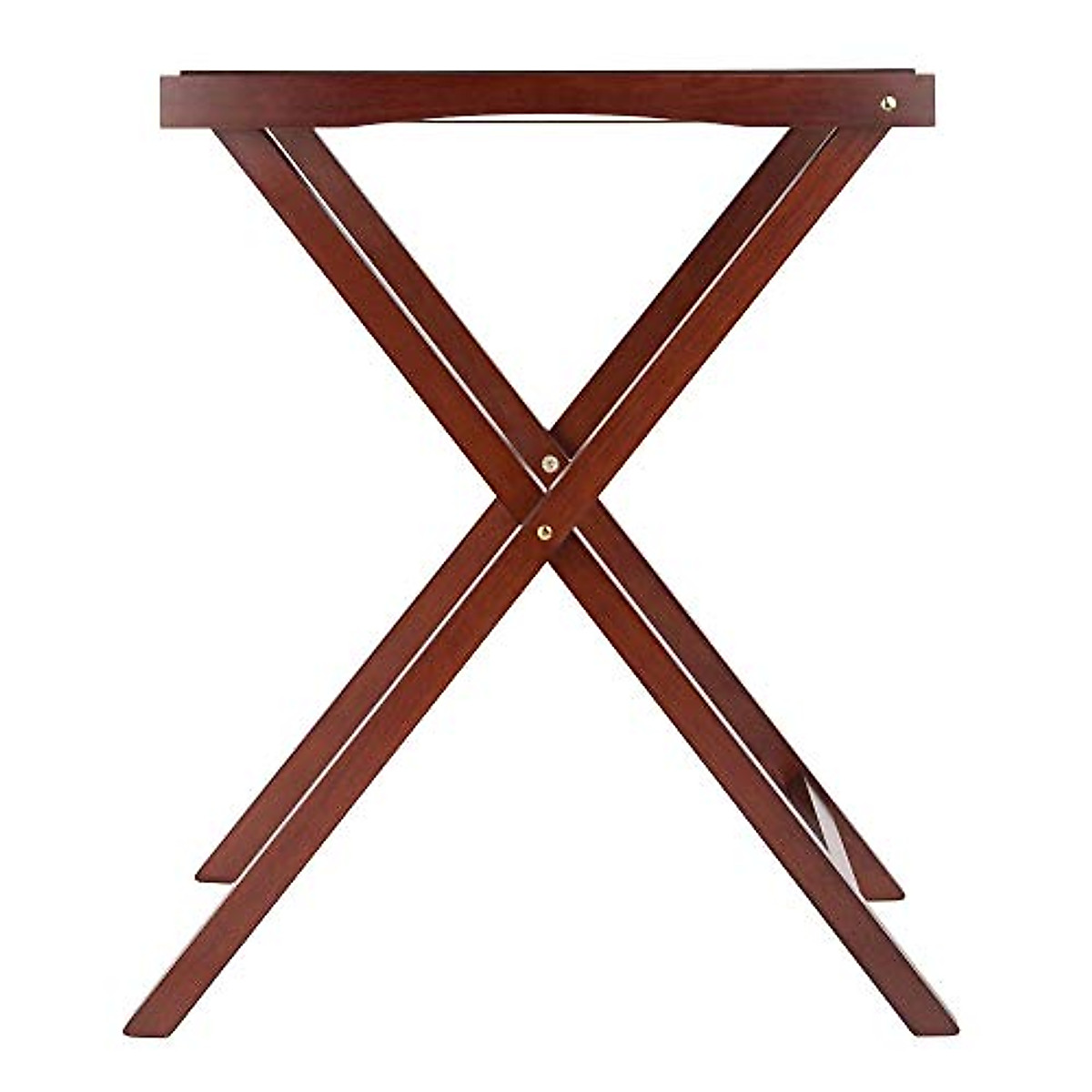 Winsome 94422 Folding Butler Tray Table, Antique Walnut