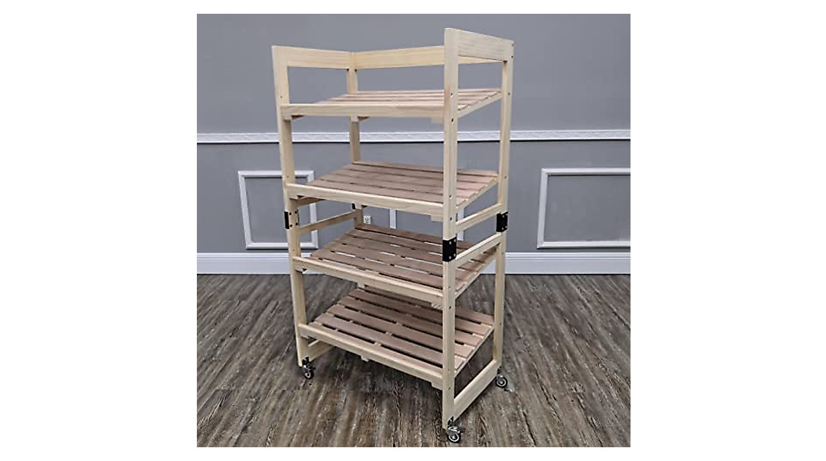 Buy FixtureDisplays 4-Tier Bakery Bread Rack Today