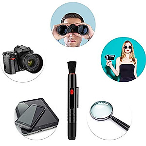 3 Pieces Multifunction Lens Cleaning Pen Brush, Lens Brush Camera Screen Cleaning Pen for Camera, SLR, Telescope, Magnifying Glass, Phone