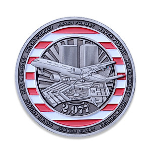 20 Years: Never Forget 9-11 Challenge Coin! 20 Years: Never Forget September 11th 2001. Limited Challenge Coin 2" Designed by Military Veterans