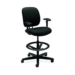 HON ComforTask Stool, Black CU10